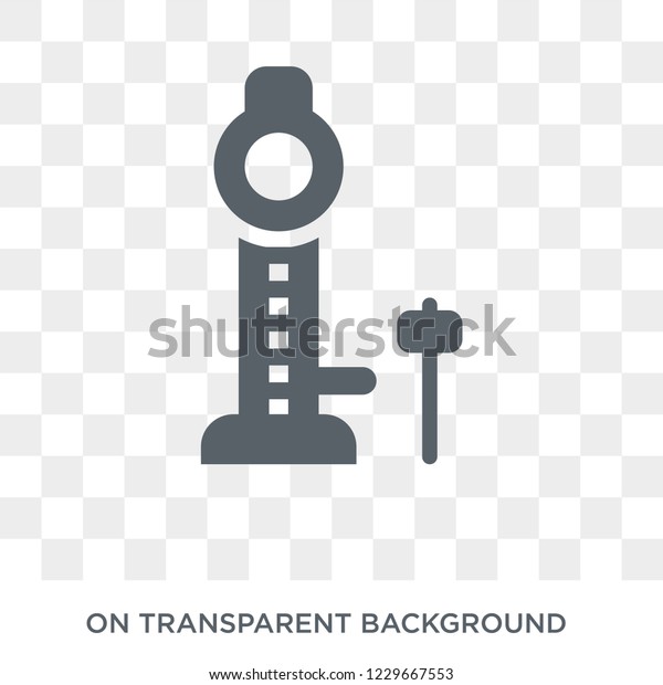 Strength Tester Icon Strength Tester Design Stock Vector (Royalty Free ...
