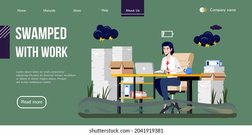 5,266 Swamped work Images, Stock Photos & Vectors | Shutterstock