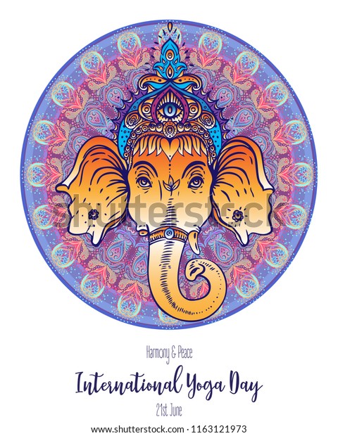 Stretch Strength Yoga Card Flyer Poster Stock Vector (Royalty Free ...