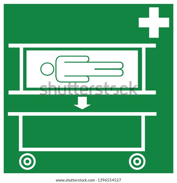 Stretcher Pick Point Symbol Sign Vector Stock Vector (Royalty Free ...