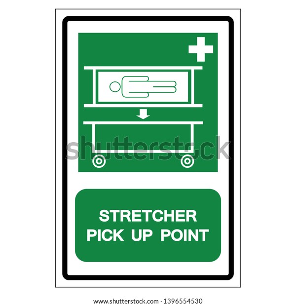Stretcher Pick Point Symbol Sign Vector Stock Vector (Royalty Free ...