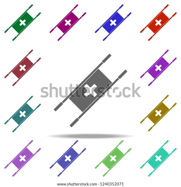 Stretchers Football Icon Elements Football Multi Stock Vector (Royalty ...