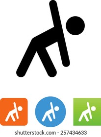 Stretching Calisthenics Icon Stock Vector (Royalty Free) 257434633 ...