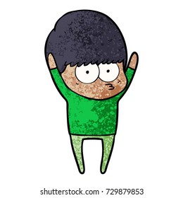 Stretching Cartoon Boy Stock Vector (Royalty Free) 729879853