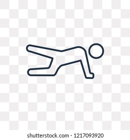 Stretching Leg Exercise Vector Outline Icon Stock Vector (Royalty Free ...