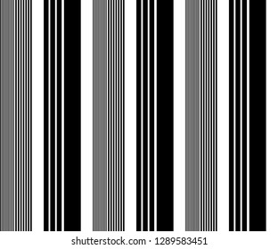 Stripe Pattern Black White Vertical Parallel Stock Vector (Royalty Free ...