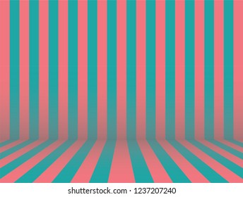 Stripe Room Teal Pink Themed Background Stock Vector (Royalty Free ...