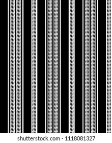 Stripe Seamless Pattern Black White Vertical Stock Vector (Royalty Free ...