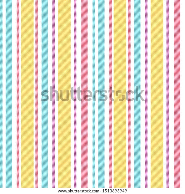 Stripe Seamless Pattern Yellow Blue Pink Stock Vector (Royalty Free ...
