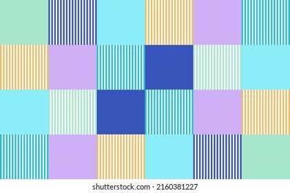 Striped Checkered Background Material Illustration Stock Vector ...