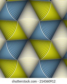 Striped Circle Cone 3d Seamless Vector 스톡 벡터(로열티 프리) 214360912 ...