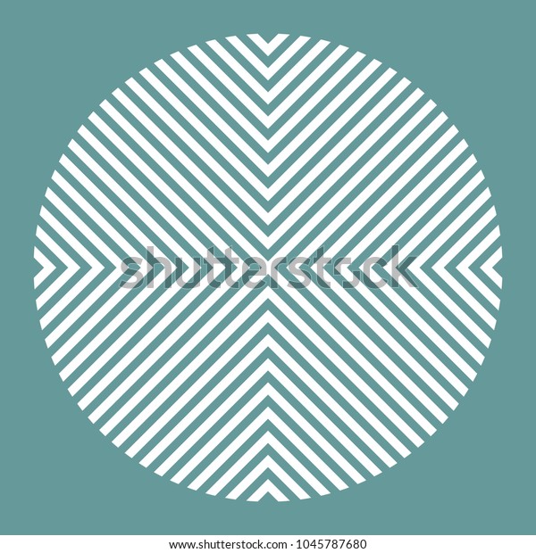 Striped Circle Vector Illustration Stock Vector (Royalty Free ...