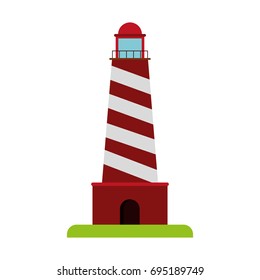 Assateague Island Lighthouse Stock Illustration 58011595