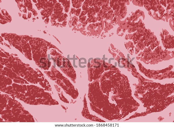 Striped Meat That Makes People Want: เวกเตอร์สต็อก (ปลอดค่าลิขสิทธิ์ ...
