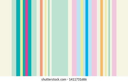 Striped Seamless Pattern Colorful Line Vector Stock Vector (Royalty ...