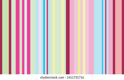 Striped Seamless Pattern Colorful Line Vector Stock Vector (Royalty ...