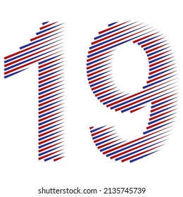 2,325 Number Nineteen Vector Images, Stock Photos & Vectors | Shutterstock