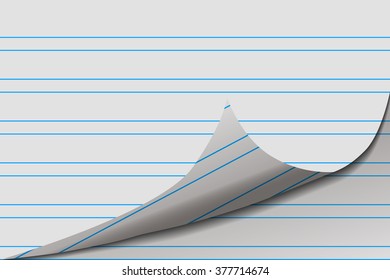 Striped Sheet Folded Twice Stock Vector (Royalty Free) 377714674 ...