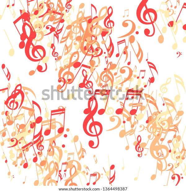 Stripes Musical Notes Creative Background Notes Stock Vector (Royalty ...