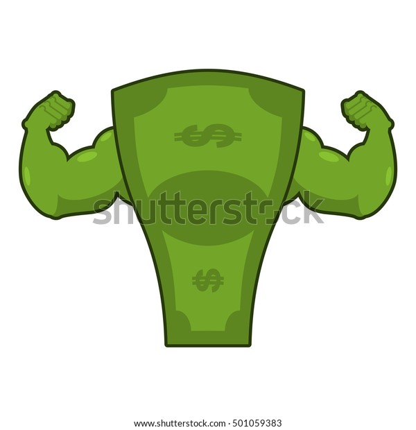 Strong Dollar Powerful Cash Potent Money Stock Vector (Royalty Free ...