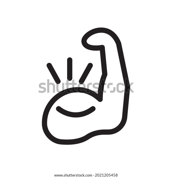 Strong Icon Illustration Vector Graphic Stock Vector (Royalty Free ...