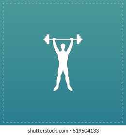 Collection Strong Man Icon Fitness Center Stock Vector (Royalty Free ...