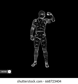 Strong Men Sport Symbol Vector Ilustration Stock Vector (Royalty Free ...