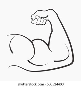 Strong Arm Vector Icon Sport Fitness Stock Vector (Royalty Free) 623038772 Strong Arm Vector Icon Sport Fitness Stock Vector (Royalty Free) 623038772