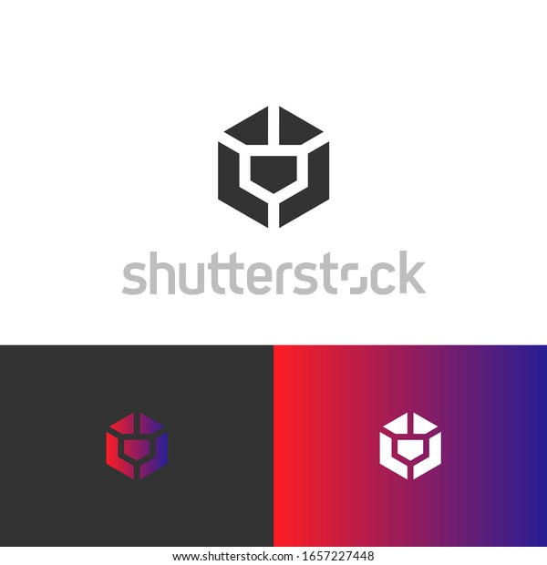 Strong Security Logo Design Concept Fintech Stock Vector (Royalty Free ...