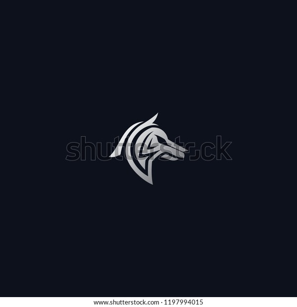 Strong Wolf Logo Design Vector Template 库存矢量图（免版税）1197994015 | Shutterstock