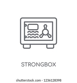 Strongbox Linear Icon Modern Outline Strongbox Stock Vector (Royalty Free) 1236128398 | Shutterstock