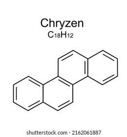 Structural Chemical Formula Chryzen Stock Vector (Royalty Free ...