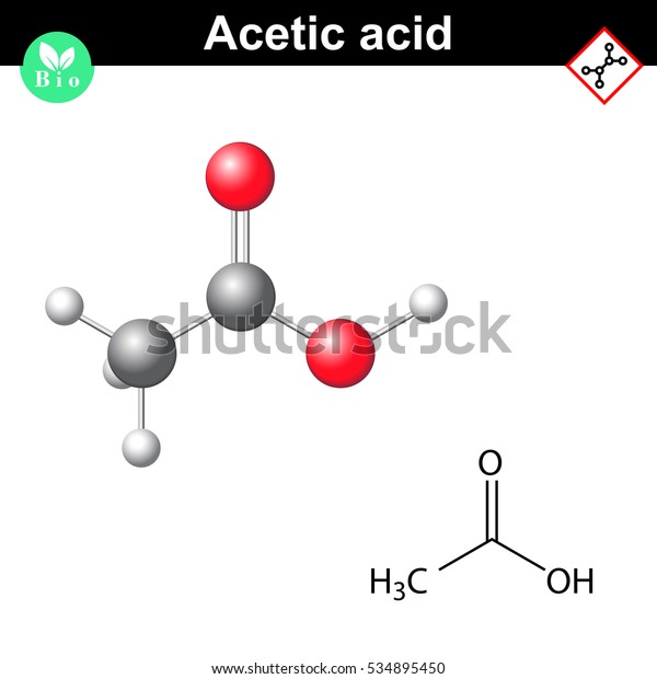 Structural Formula Of Acetic Acid