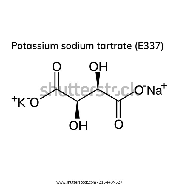 Fórmula química estructural sobre fondo blanco: vector de stock (libre ...