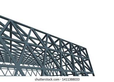 Structure Building Construction Industrial Background Stock Vector ...