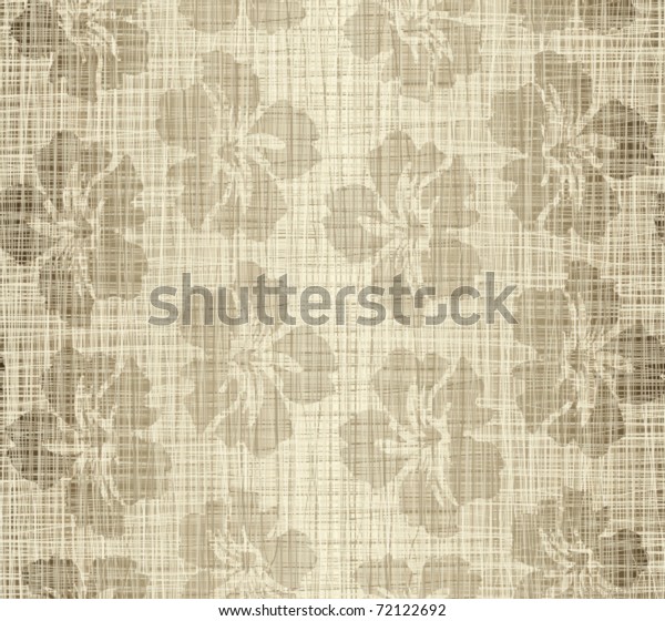 Structure Linen Fabric Flowers Stock Vector (Royalty Free) 72122692 ...