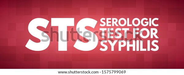 Sts Serologic Test Syphilis Acronym Medical Stock Vector (Royalty Free ...