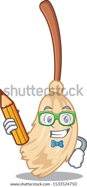 Student Broom Cartoon Shape Stock Vector (Royalty Free) 1533524750 ...