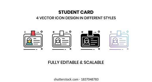 295 Student id card university school Stock Vectors, Images & Vector ...