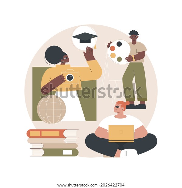 Student Club Abstract Concept Vector Illustration Stock Vector (Royalty ...