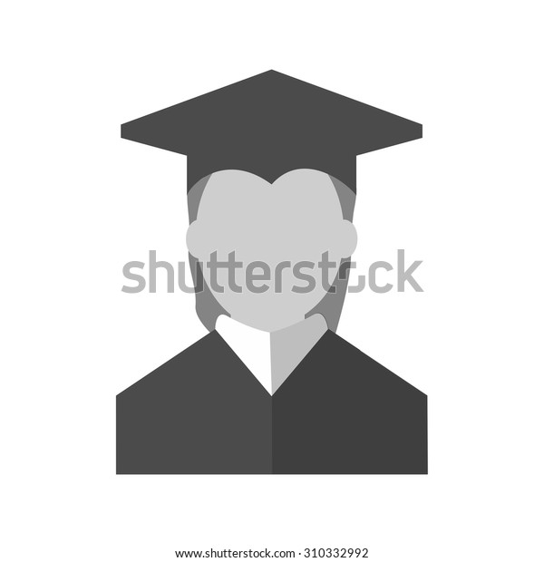 Student College Female Icon Vector Image Stock Vector (Royalty Free ...