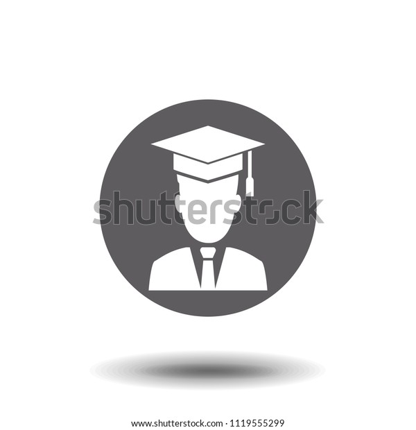 Student Flat Icon Vetor Student Design Stock Vector (Royalty Free ...