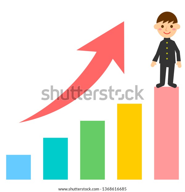 Student Graph Male Student Uniform Vector Stock Vector (Royalty Free ...