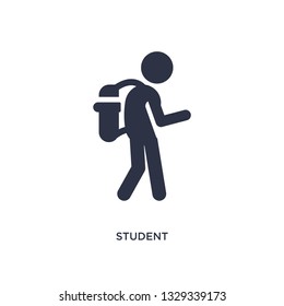 Student Icon Simple Element Illustration Education Stock Vector ...