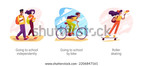 Student Life Isolated Cartoon Vector Illustration Stock Vector (Royalty ...