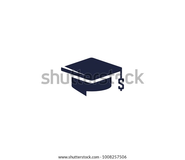 Student Loan Logo Template Bachelor Cap Stock Vector (Royalty Free ...