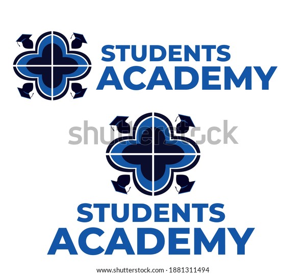 Logo para estudiantes, diseños de logotipos: vector de stock (libre de ...