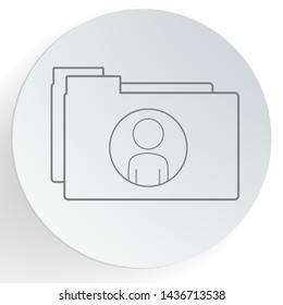 Student Profile Icon Vector Illustration Stock Vector (Royalty Free ...