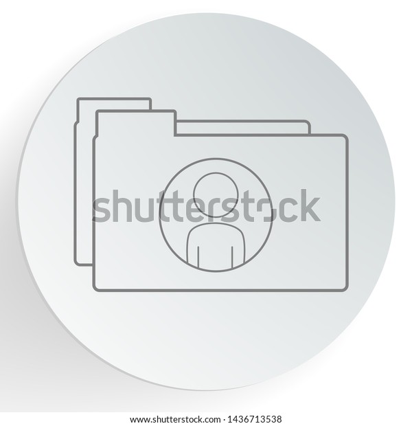 Student Profile Icon Vector Illustration Stock Vector (Royalty Free ...