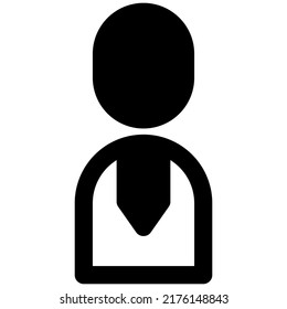 Student Uniform Stickman Isolated Stock Vector (Royalty Free ...